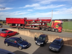 Marshall Trailers - Marshall Lorry Leaving Fully Loaded